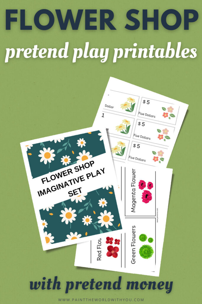 Pretend Play Set Printables For Kids - Paint The World With You