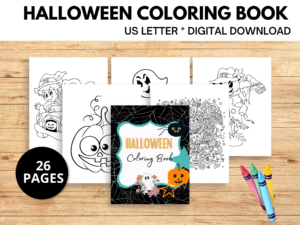 Color Me Spooky: Cute Printable Halloween Coloring Pages For Kids ...