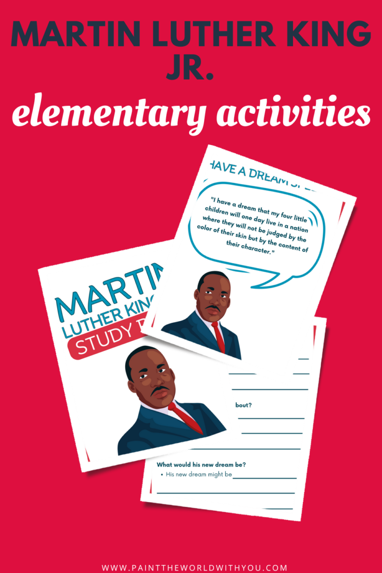 Martin Luther King Jr. Worksheets: Learning Through Legacy - Paint The ...