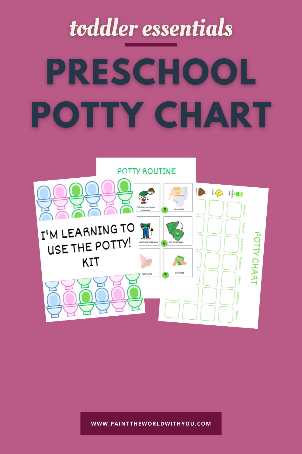 Ditch The Pull-Ups: Potty Training Essentials You Need - Paint The ...