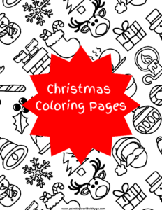 Deck The Halls With Color: Printable Christmas Coloring Pages - Paint ...