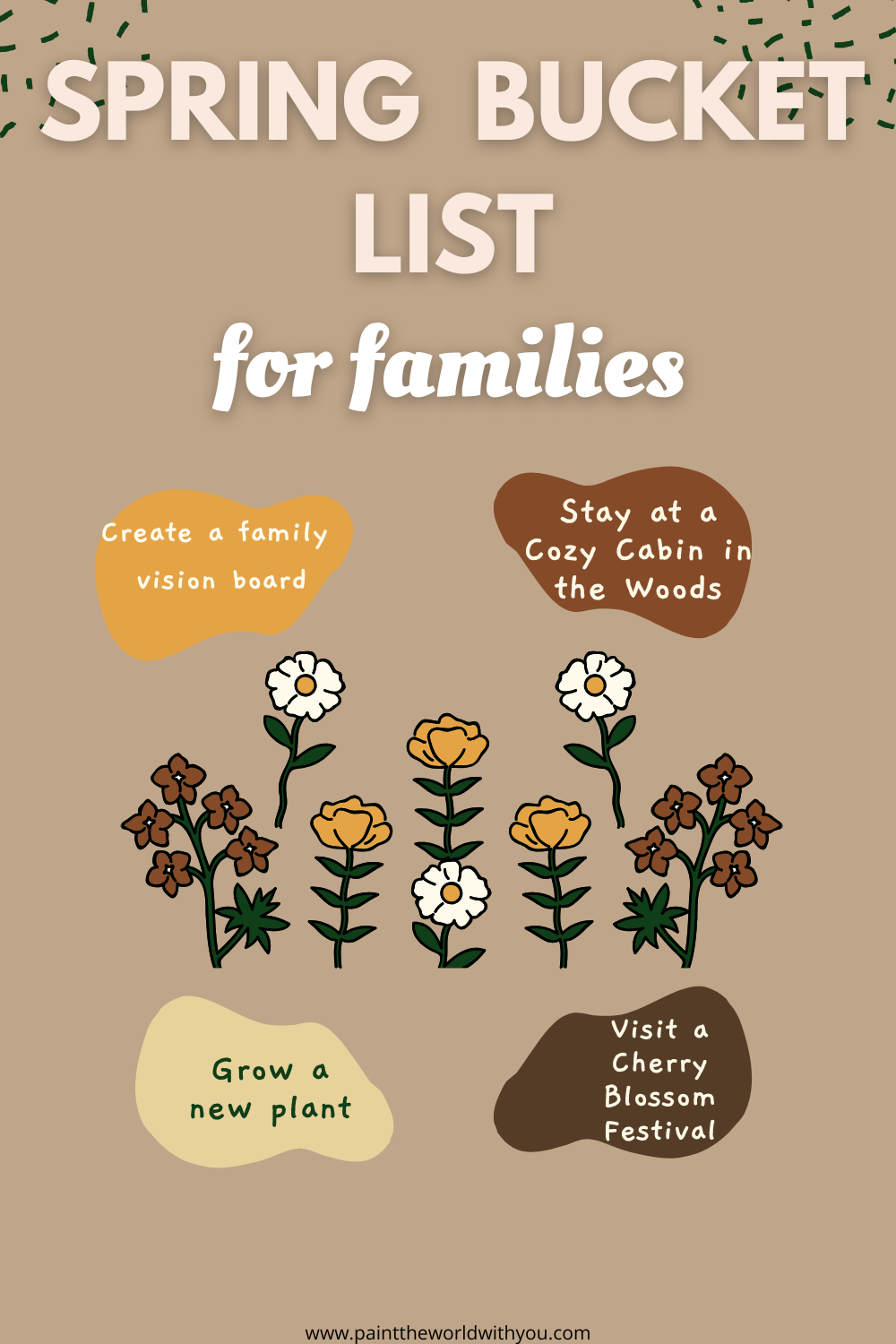 Spring Bucket List: 50 Ways To Explore Together - Paint The World With You